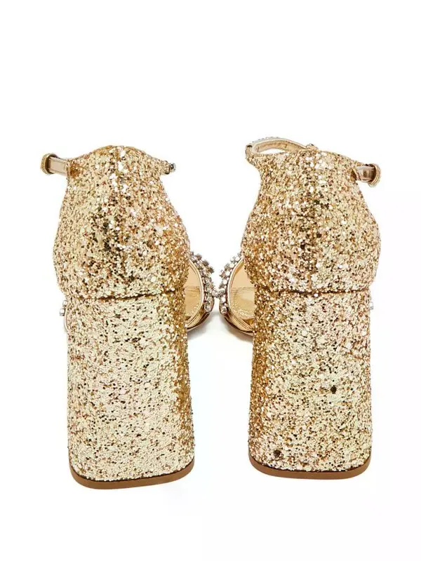 Miu Miu Crystal-embellished T-strap Sandals