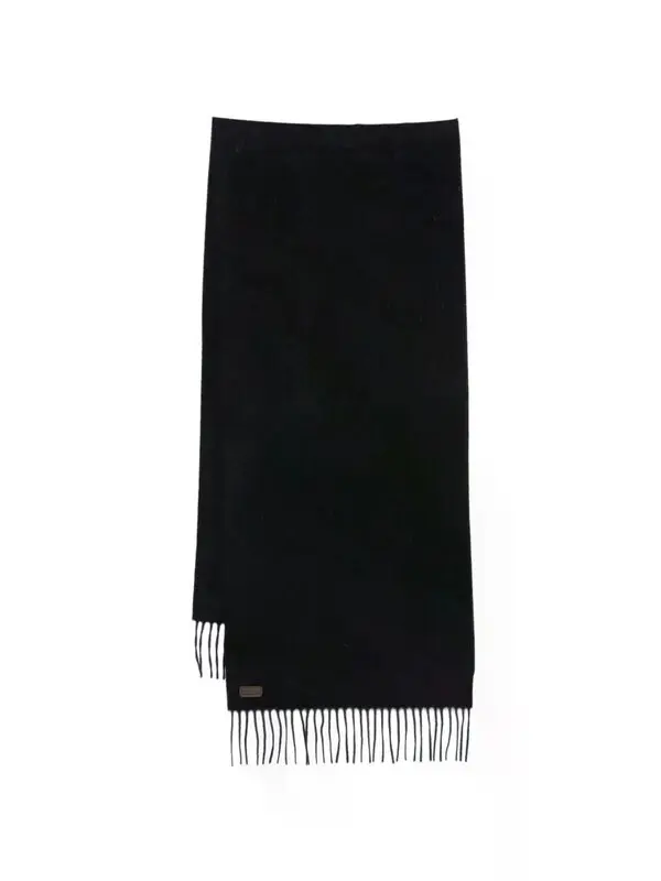 Canali Fringed Scarf - Blue