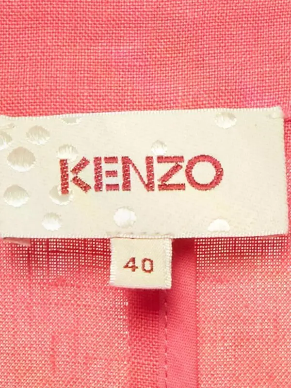 Kenzo Belted Linen Blazer