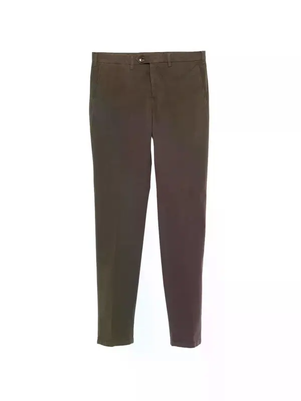 Canali Button-fastening Trousers - Green