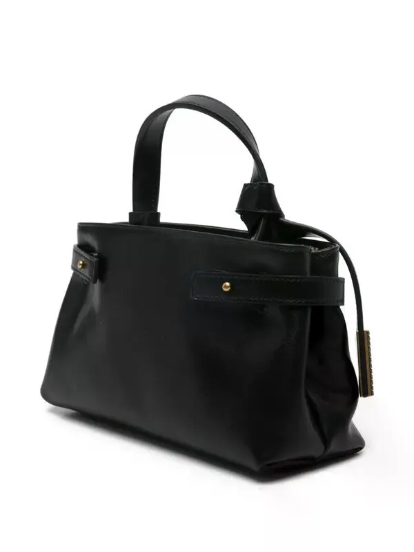 Emporio Armani Knot Detail Handle Tote Bag - Black