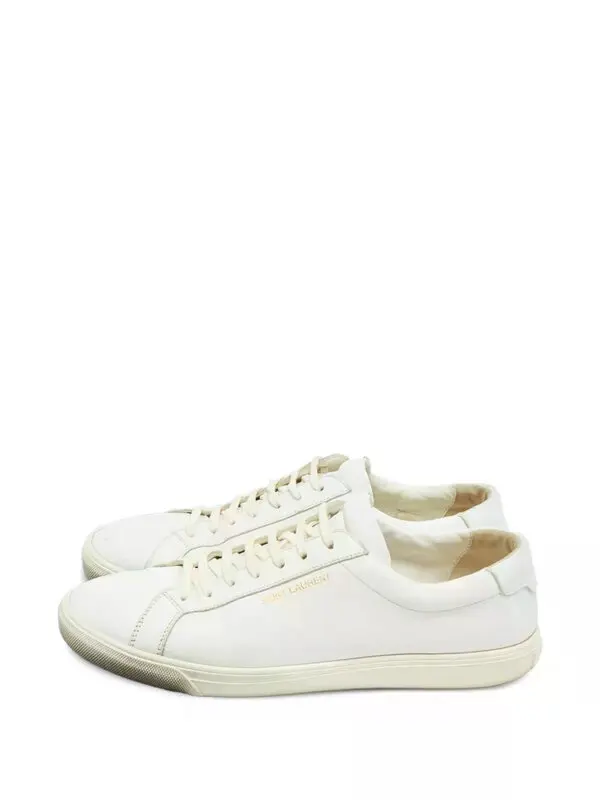 Saint Laurent Andy Leather Sneakers