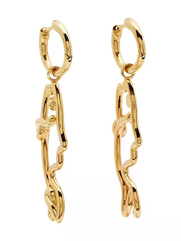 Bottega Veneta Fish-motif Hoop Earrings