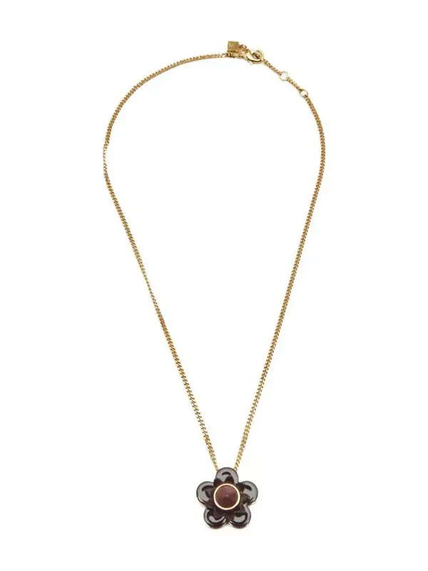 Fendi Blossom Chain Necklace - Gold