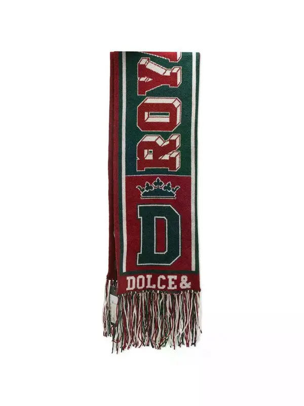 Dolce & Gabbana Royal Love Scarf - Red