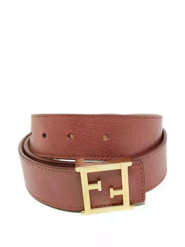 Fendi 2013 Leather Buckle Belt - Pink
