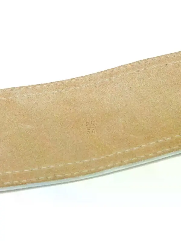 Miu Miu Leather Buckle Waist Belt