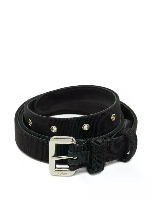 Dior Buckled Belt - Black