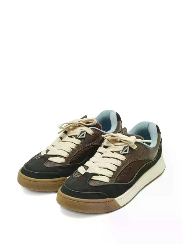 Dior B713 Leather Sneakers - Brown