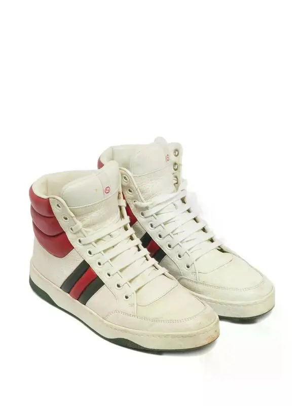 Gucci Leather High-top Sneakers