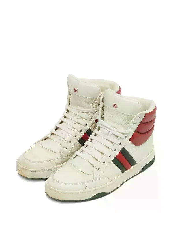 Gucci Leather High-top Sneakers