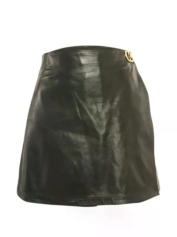 Dior Leather Logo Skort