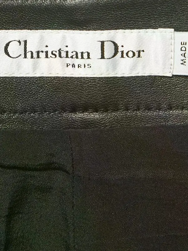 Dior Leather Logo Skort