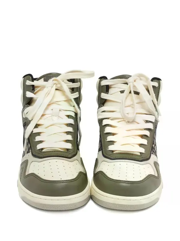 Dior Oblique Lace-up Sneakers - Green