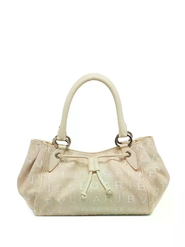 BVLGARI Logomania Logo-lettering Tote Bag