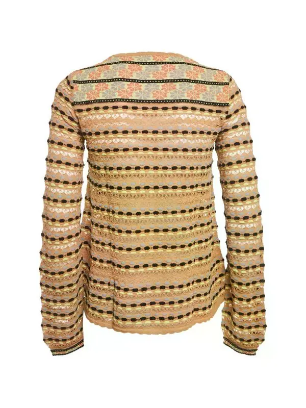 Missoni Patterned Long-sleeve Top