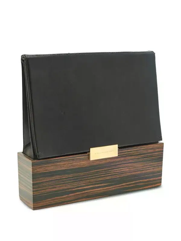 Stella McCartney Wood-effect Clutch Bag