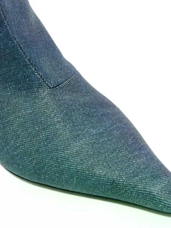 ALEXANDER WANG Denim Knee-high Boots