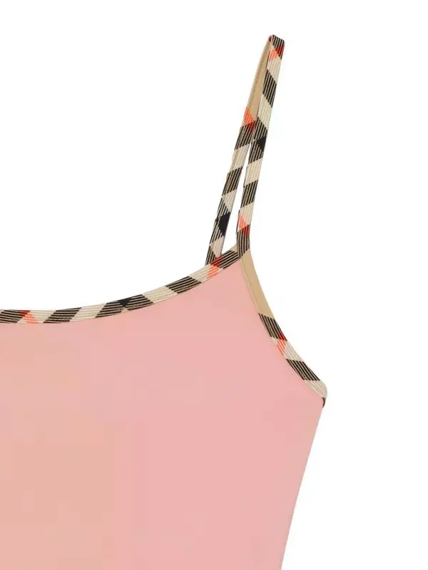 Burberry Check Trim Swimsuit