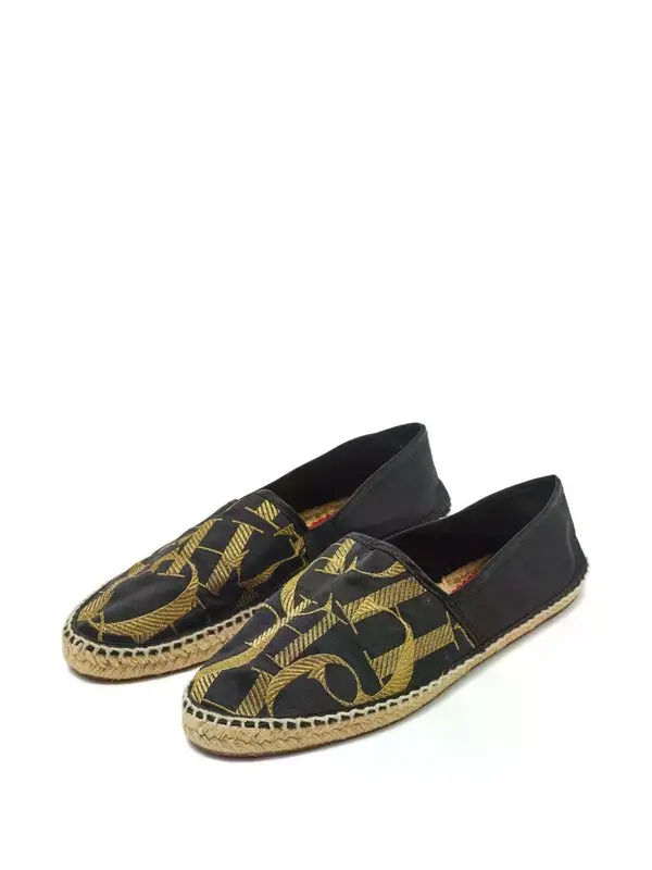 Carolina Herrera Satin Pattern Espadrilles