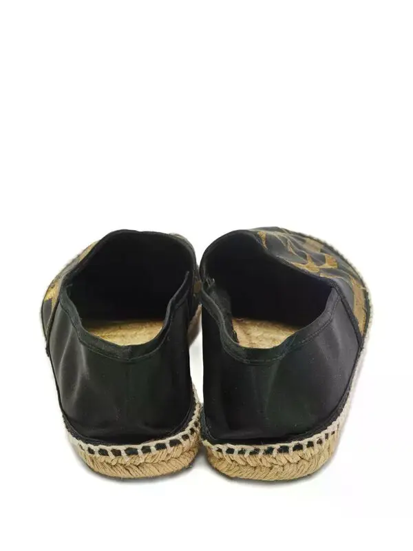 Carolina Herrera Satin Pattern Espadrilles