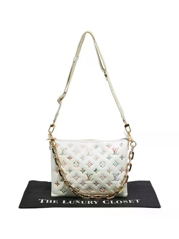 LOUIS VUITTON Pm Coussin Shoulder Bag - White