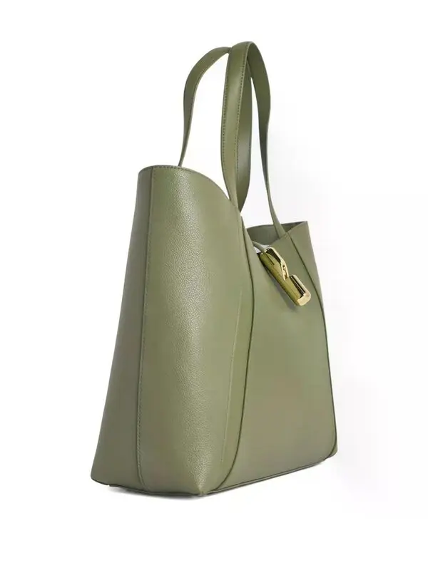 Furla Goccia Leather Top-handle Tote Bag