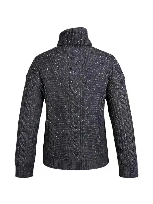 Max Mara Cable-knit Roll-neck Sweater