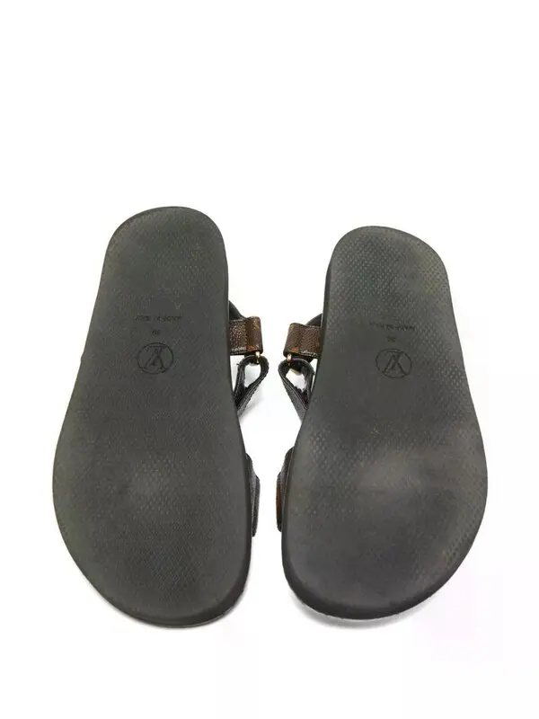LOUIS VUITTON Monogram Slingback Sandals