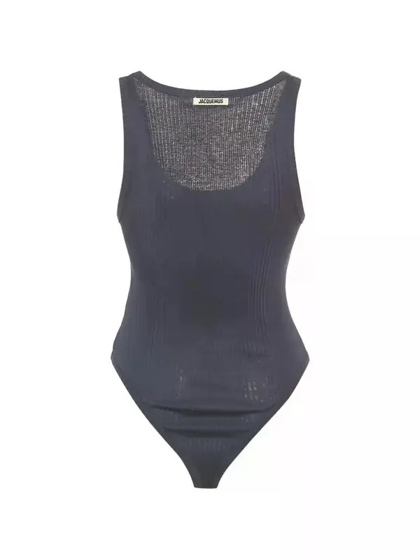 Jacquemus Ribbed Square-neck Top