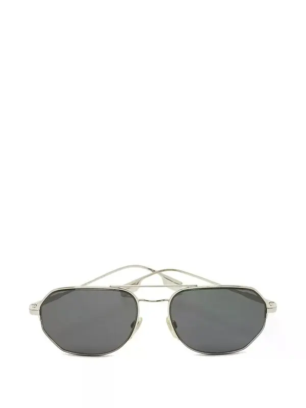 Burberry Pilot Frame Sunglasses - Silver