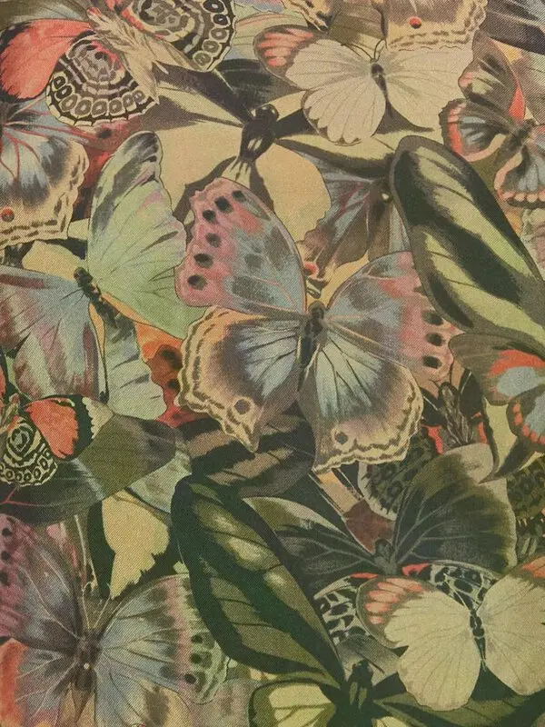 Valentino Garavani Butterfly-print Silk Mini Dress