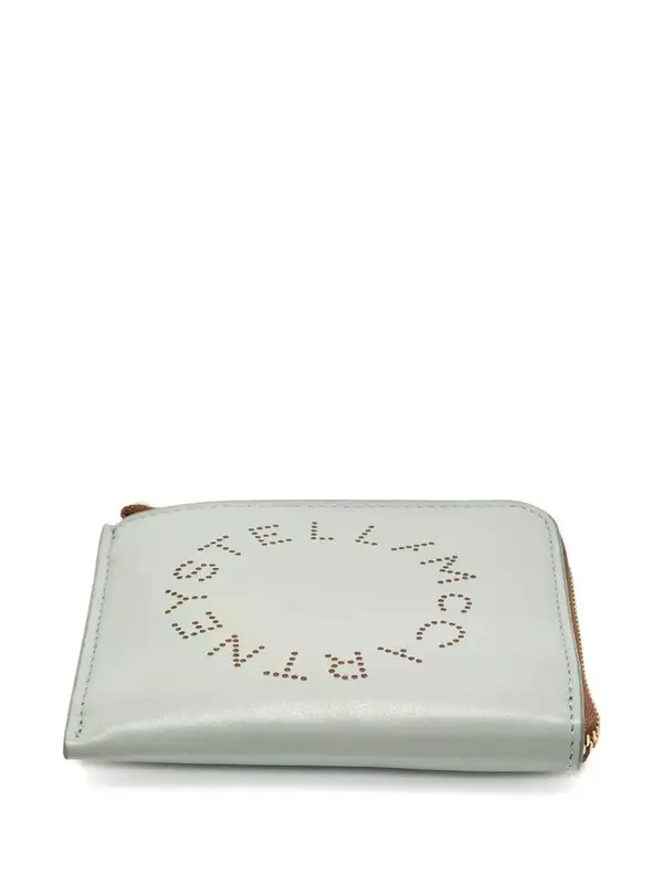 Stella McCartney Perforated Logo Wallet - Blue