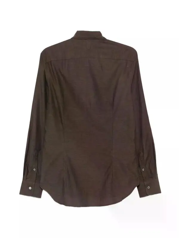 Canali Buttoned Shirt - Brown