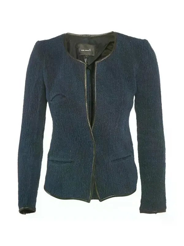 Isabel Marant Étoile Tweed Jacket With Leather Trim