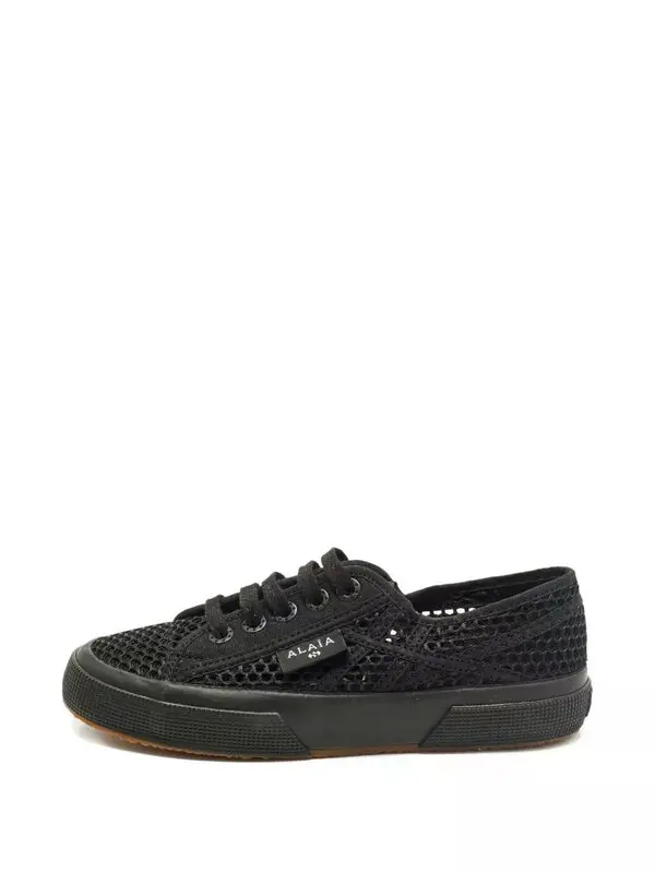 Alaïa X Superga Lace-up Sneakers - Black