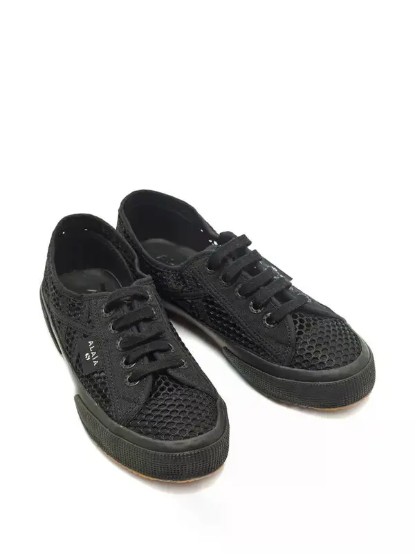 Alaïa X Superga Lace-up Sneakers - Black