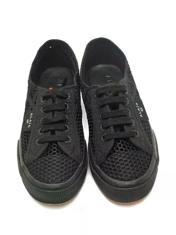 Alaïa X Superga Lace-up Sneakers - Black
