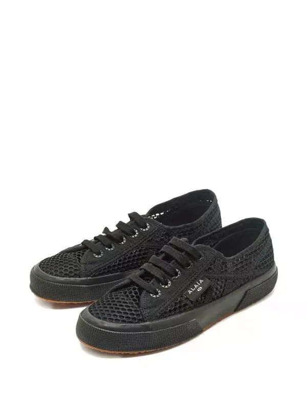 Alaïa X Superga Lace-up Sneakers - Black
