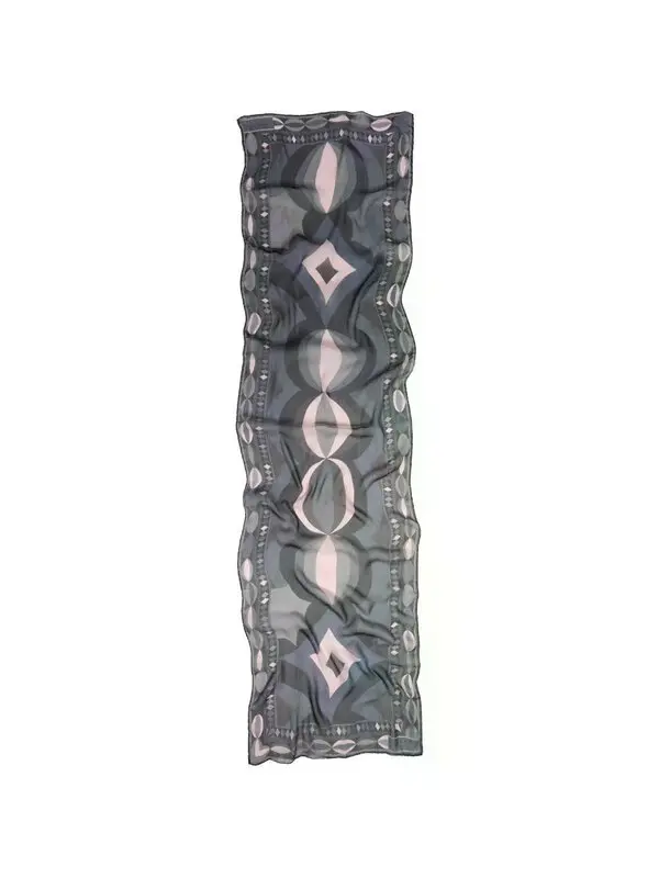 Emilio Pucci Collane-print Silk Scarf
