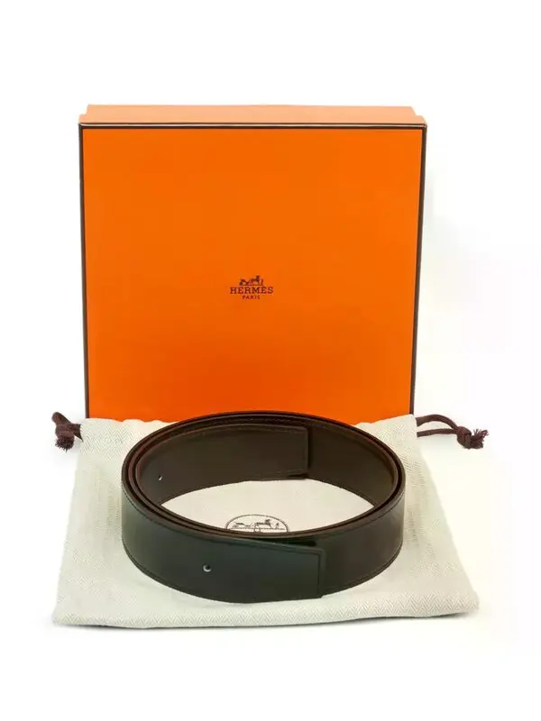 Hermès 2021 Reversible Leather Belt Strap