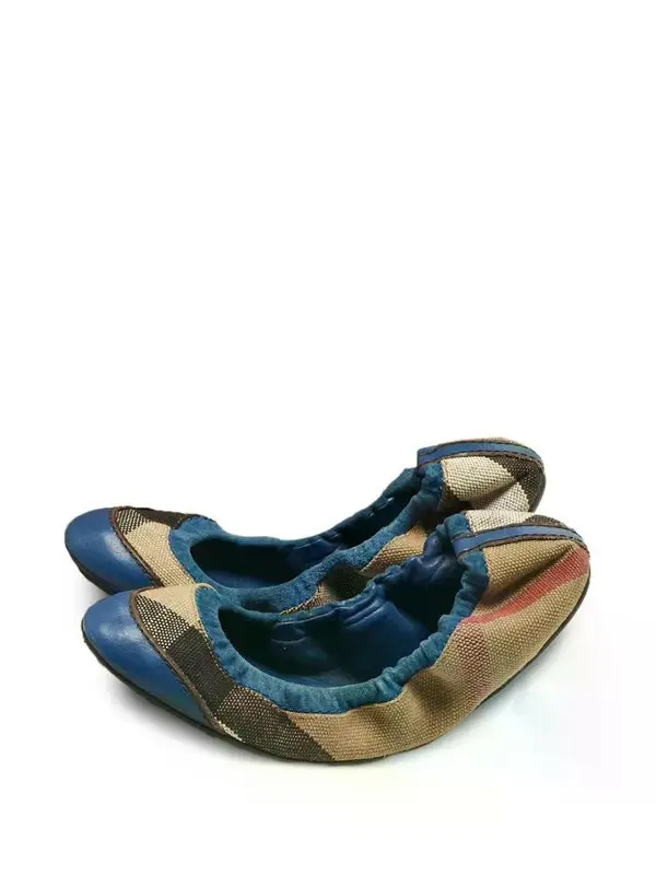 Burberry Checked Ballet Flats