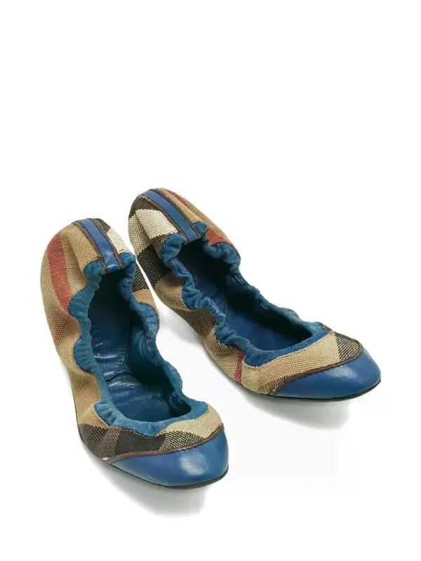 Burberry Checked Ballet Flats