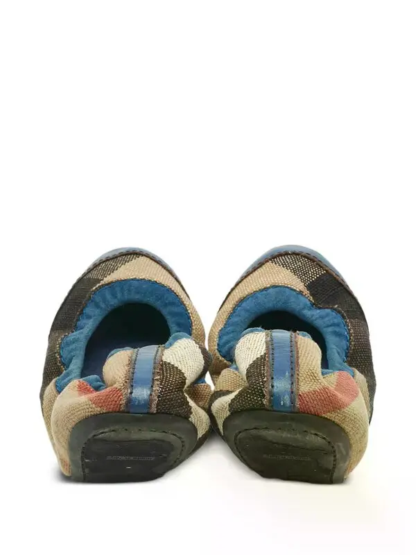 Burberry Checked Ballet Flats