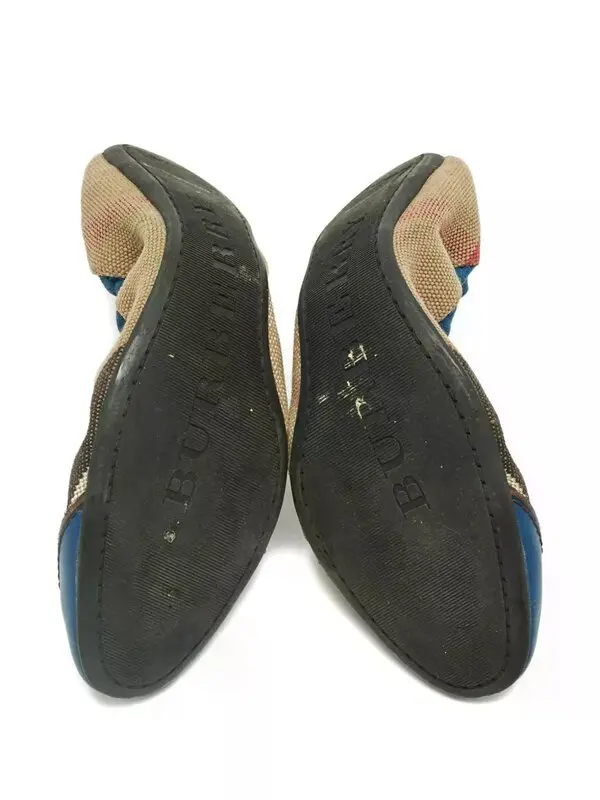 Burberry Checked Ballet Flats
