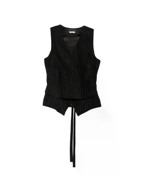 Alexander McQueen Striped Layered Waistcoat