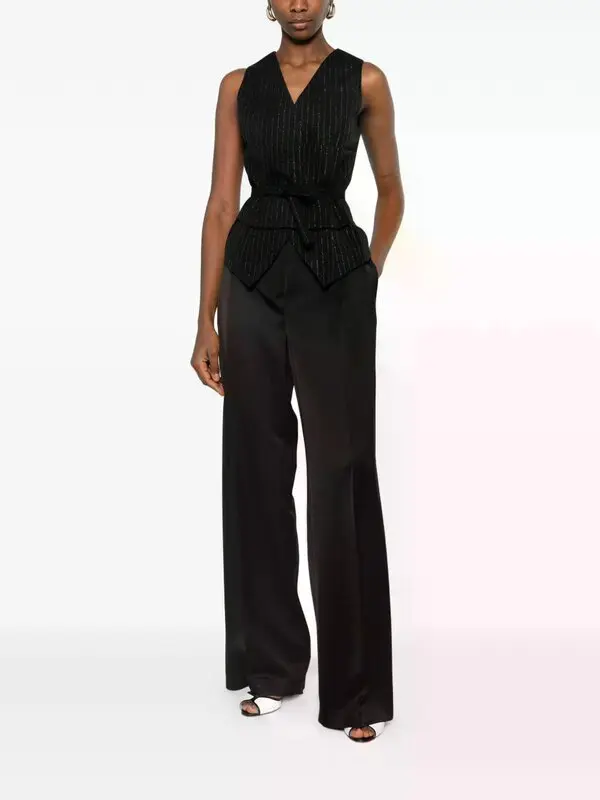 Alexander McQueen Striped Layered Waistcoat