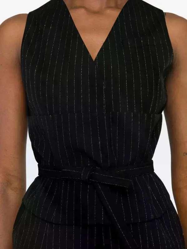 Alexander McQueen Striped Layered Waistcoat