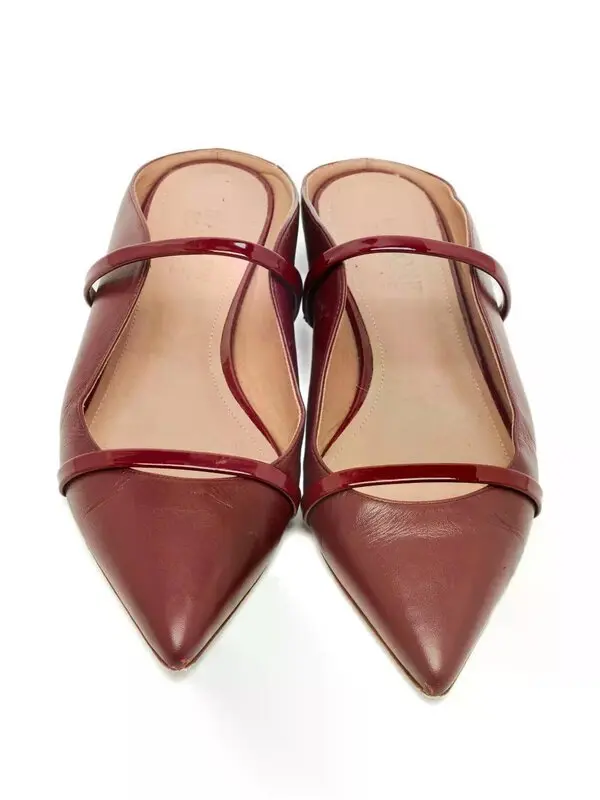 MALONE SOULIERS Maureen Pointed-toe Mules - Red