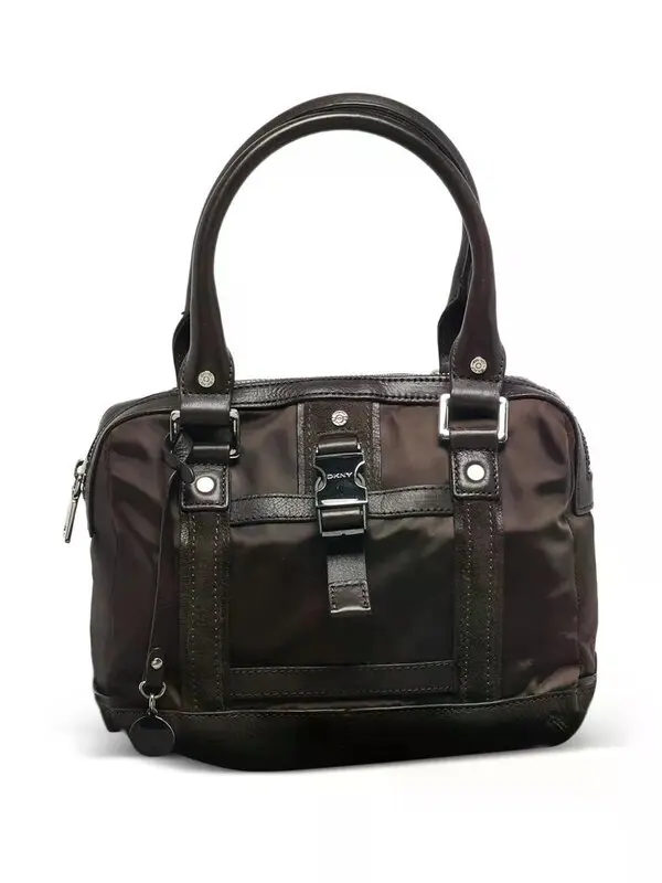 Dkny Logo-plaque Buckle Shoulder Bag